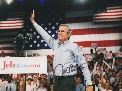 Jeb Bush Signed 8x10 Photo Florida Governor 5 COA | eBay