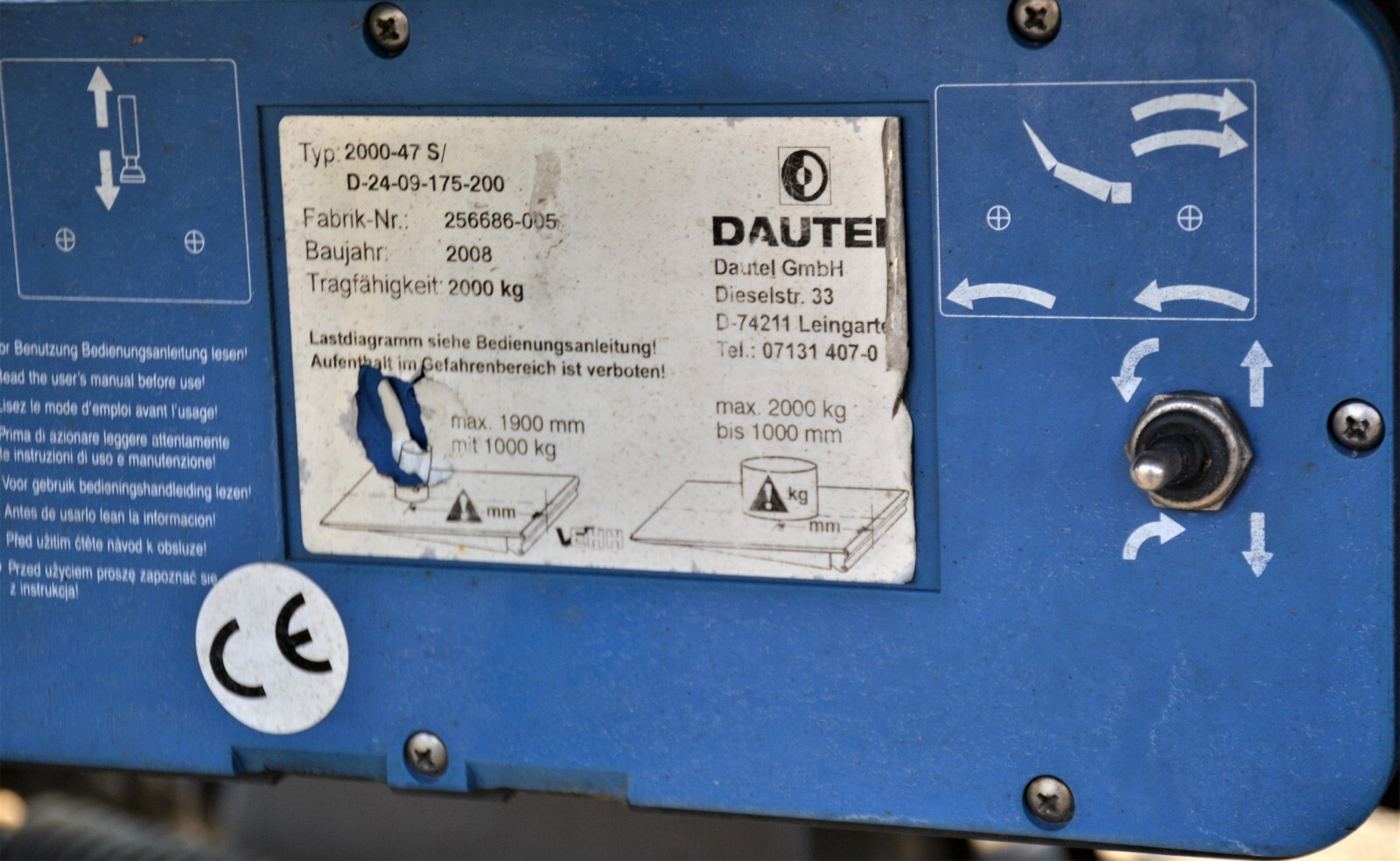 LBW HEBEBÜHNE LADEBORDWAND LKW DAUTEL 2000 Kg 2,45m x 2,53m | eBay.de