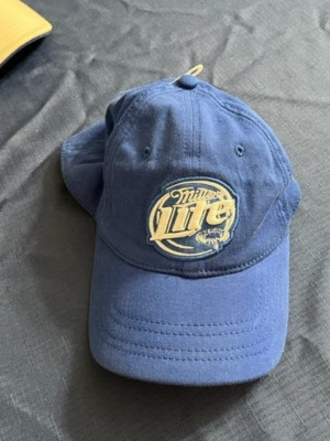 Miller Lite Beer CAP Great Taste...Less Filling NEW BLUE ONE SIZE SHIPS ...