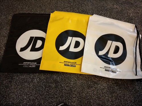 3 SMALL SIZE 9"x11" MIXED JD SPORTS DUFFLE DRAWSTRING GYM BAG NEW | eBay UK