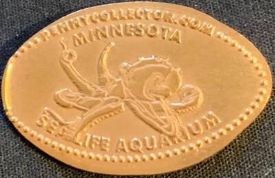 COPPER! OCTOPUS - MINNESOTA SEA LIFE AQUARIUM ‘MALL OF AMERICA’ PENNY ...