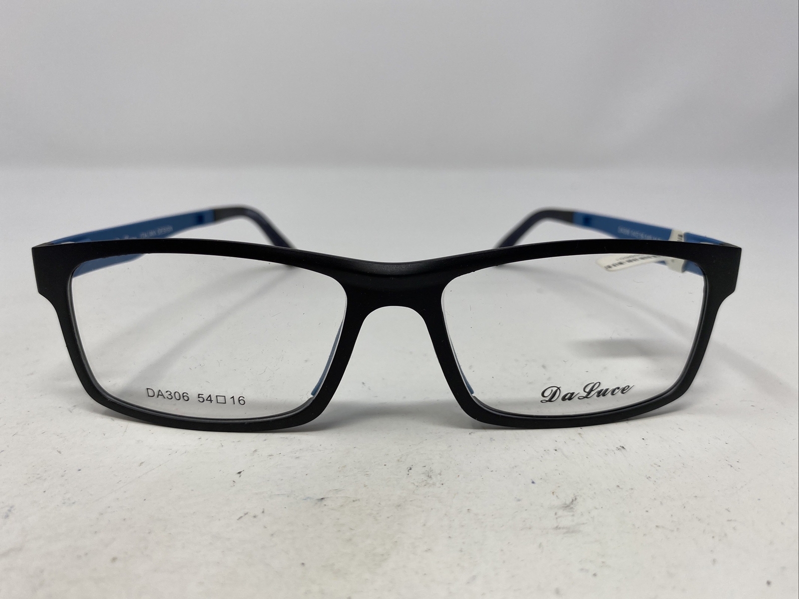Da Luce DA306 MATTE BLACK 54-16-140 Plastic Full Rim Eyeglasses Frame ...