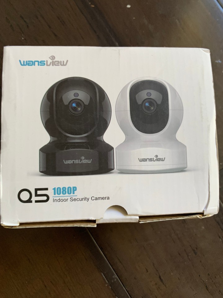 Wansview Q5 1080P Wireless Indoor Security Camera - Black | eBay