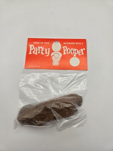 Vintage Party Pooper Fake Poop Trick, Joke Gag Gift | eBay