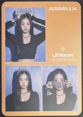 TripleS JiYeon S24 Assemble24 1st Album Visual Card Kpop Poca Photocard ...