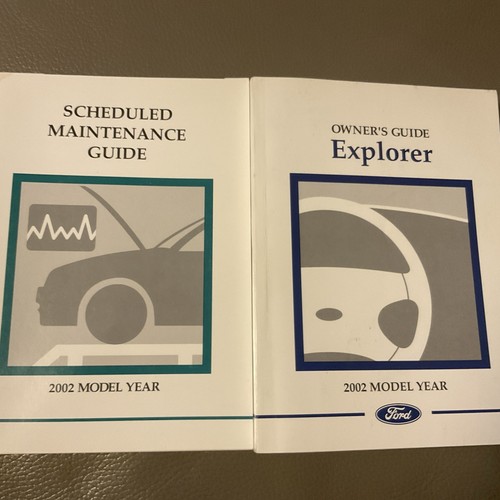 Ford Explorer Owner's & Maintenance Guide 2002 Model Year | eBay