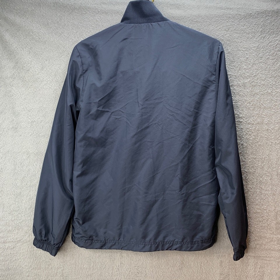 Sergio Tacchini Track Jacket Navy White Red Logo Full Zip Athletic Mens ...