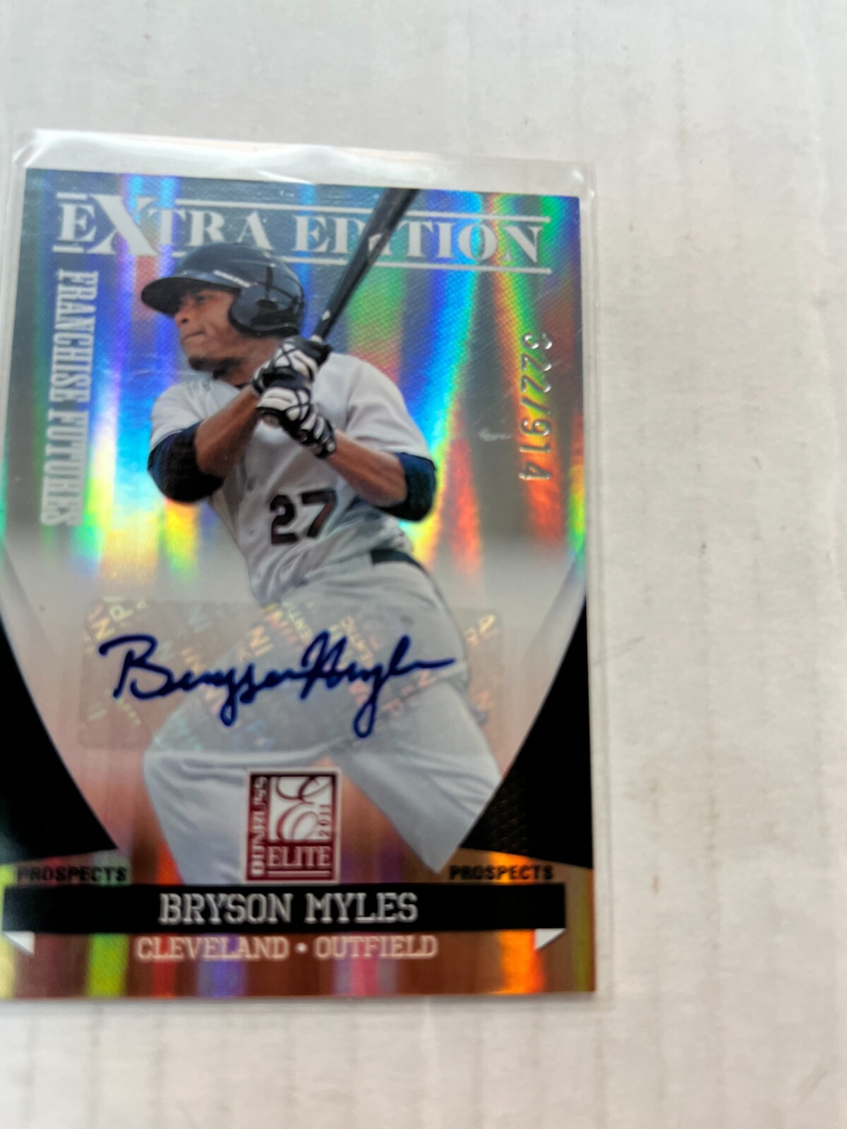 Bryson Myles 2011 Panini Elite Extra Edition Prospect Auto #100 #322/ ...
