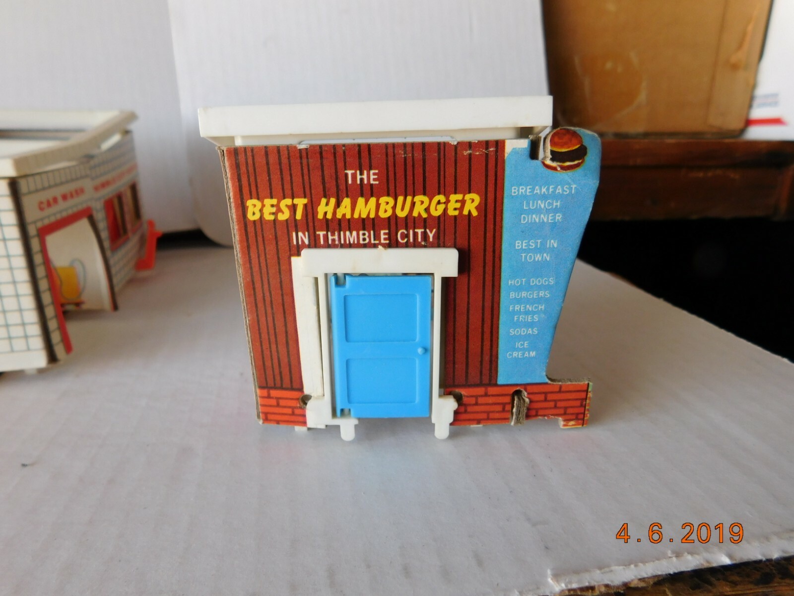 THIMBLE CITY 5 BUILDINGS REMCO 1964 VINTAGE | eBay