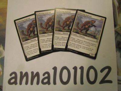 Ixalan unc. Bellowing Aegisaur x4 mtg 4x (from factory sets) LP, White ...