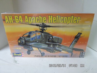 Revell AH-64 Apache Helicopter Model Kit Revell #85-5443 Military 1:48 ...