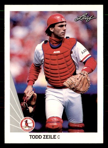 1990 Leaf #221 Todd Zeile St. Louis Cardinals RC | eBay