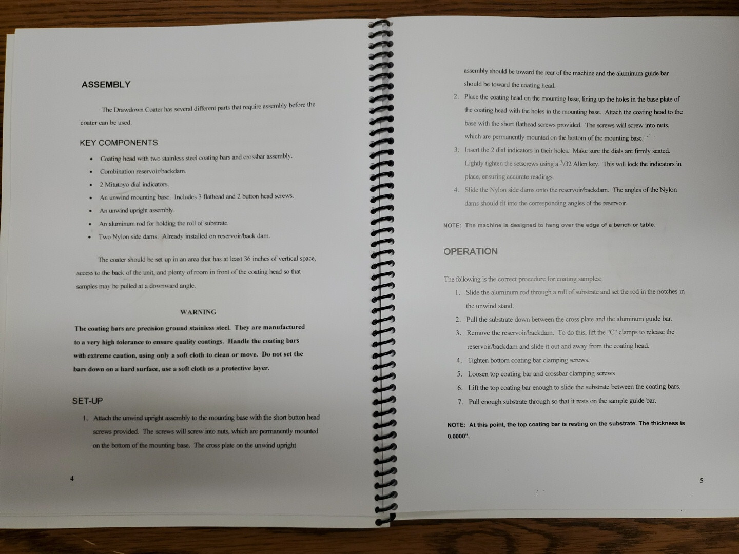 ChemInstruments LC-100 Laboratory Drawdown Coater / Continuous Mayer ...