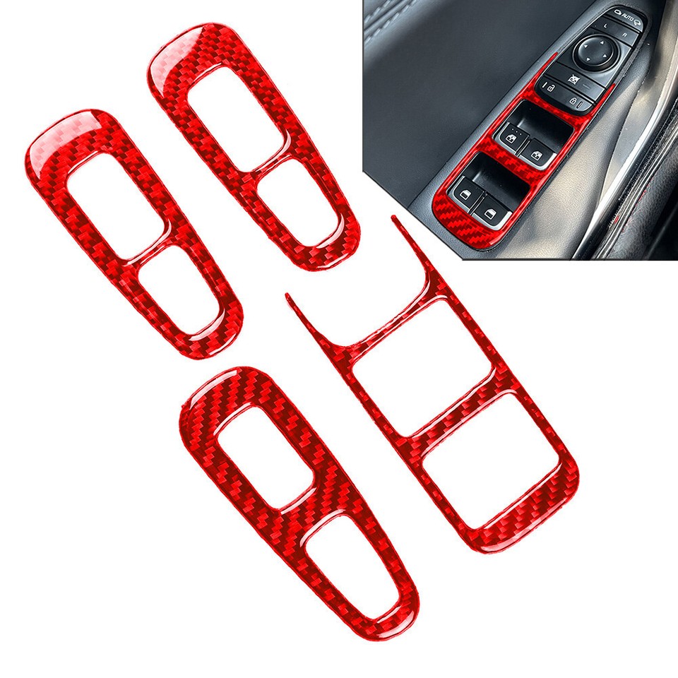 Fensterheberschalter-Knopf-Panel-Abdeckungsverkleidung für Kia Stinger ...