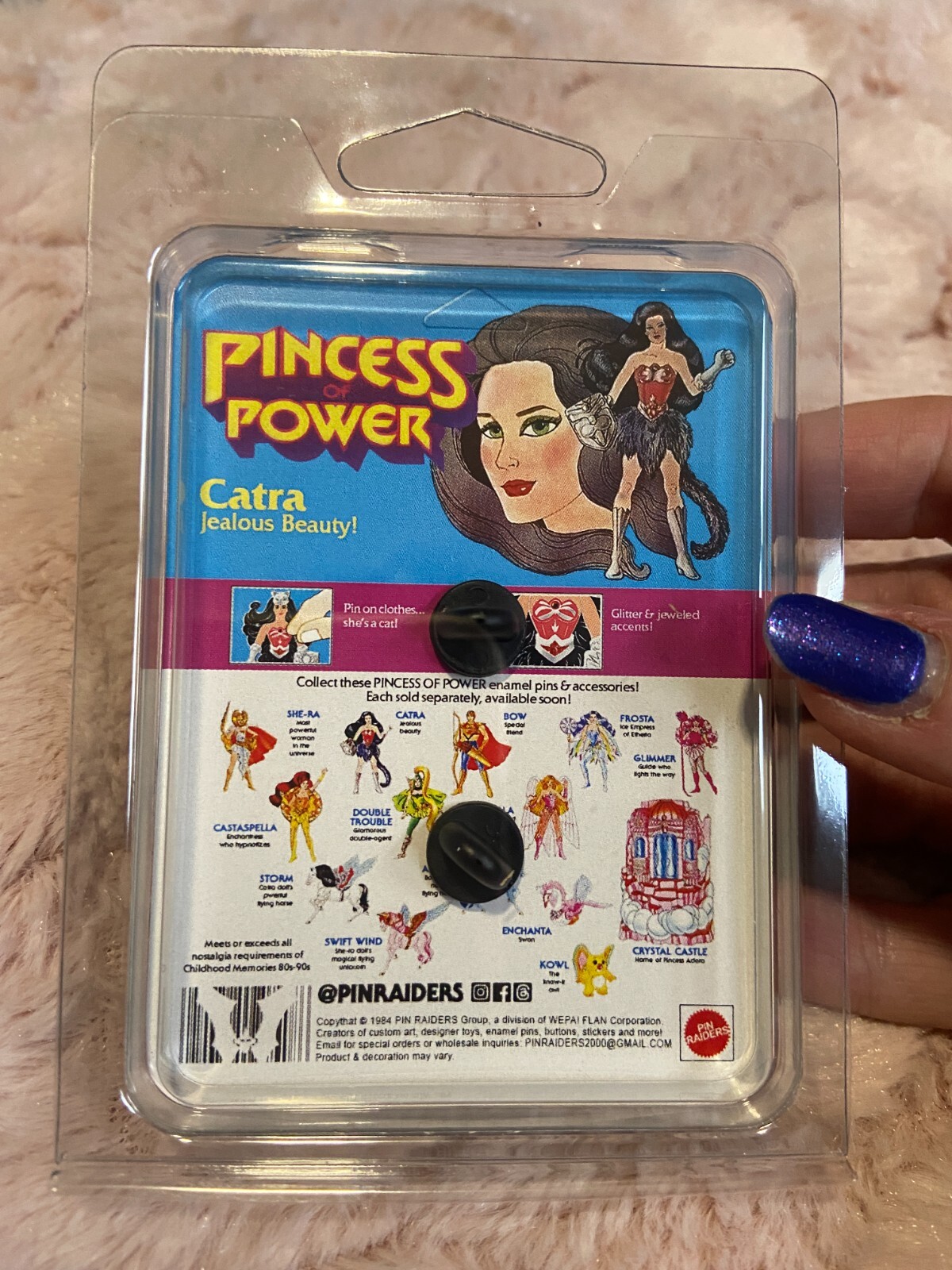 RARE HTF Pin Raiders Pincess Princess of Power - Catra - enamel pin ...