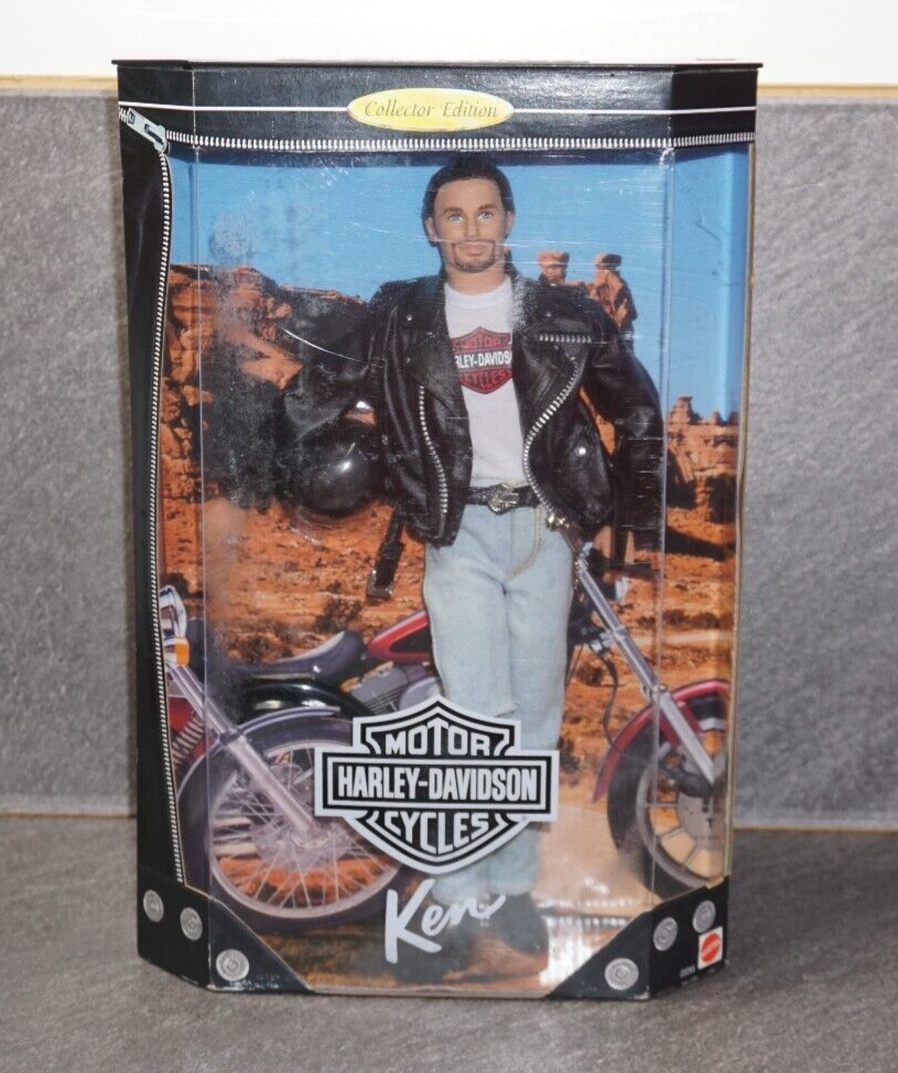 Vintage Harley Davidson 1998 Ken Doll 22255 by Mattel NIB Barbie Ken ...