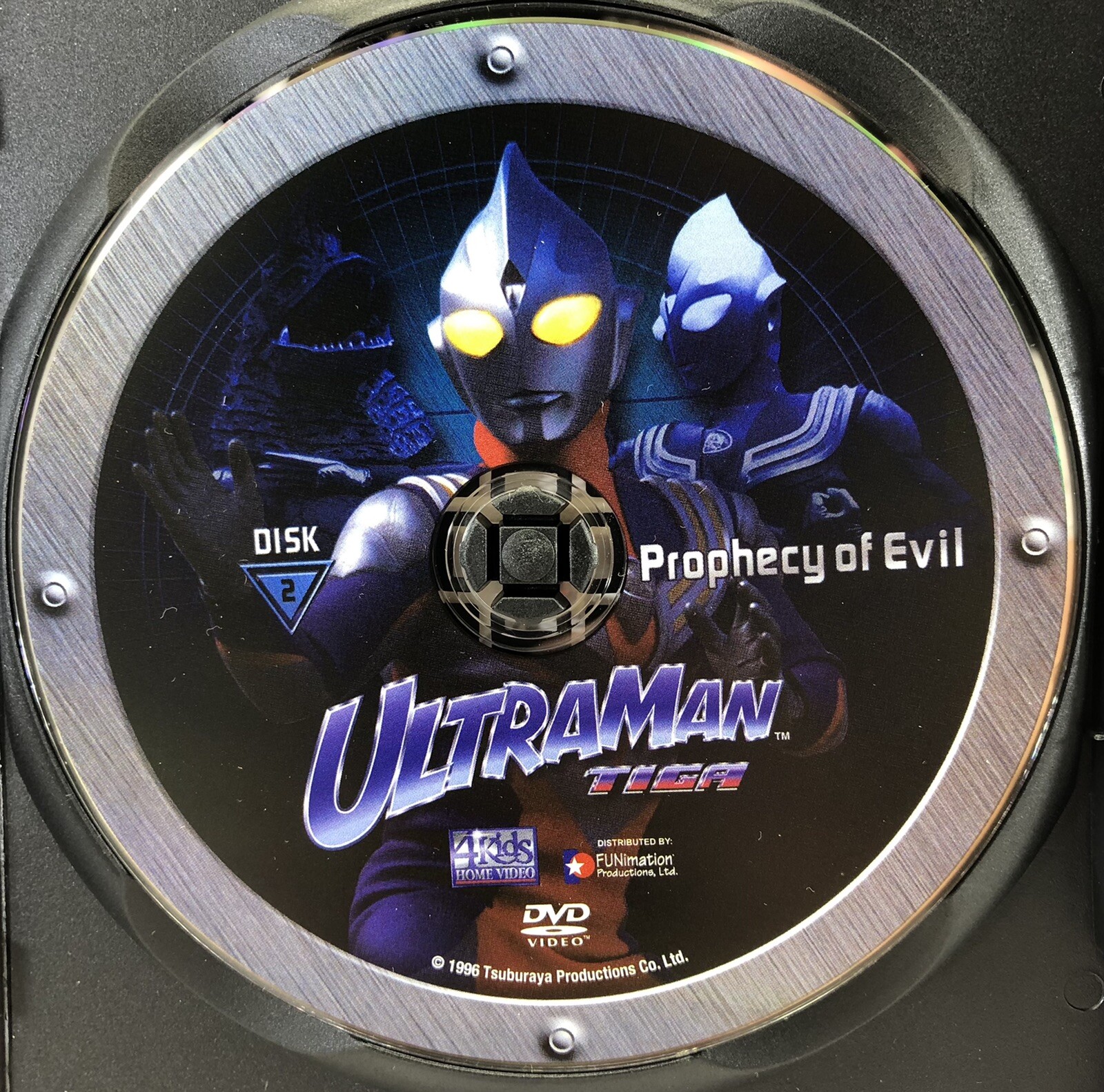 UltraMan TIGA Prophecy Of Evil 2 Disk DVD Vol. 1 Japanese 13 Episodes ...