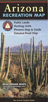 Benchmark Arizona Recreation Map by Benchmark Maps (English) Folded ...