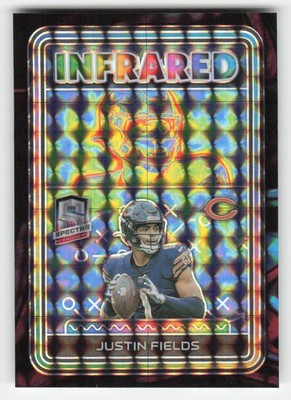 Justin Fields 2023 Panini Spectra Infrared Interstellar #I-JF #/50 | eBay