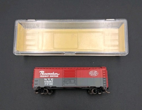 Atlas N Scale NYC Pacemaker 40' Box Car with Steel Wheels 3421 | eBay