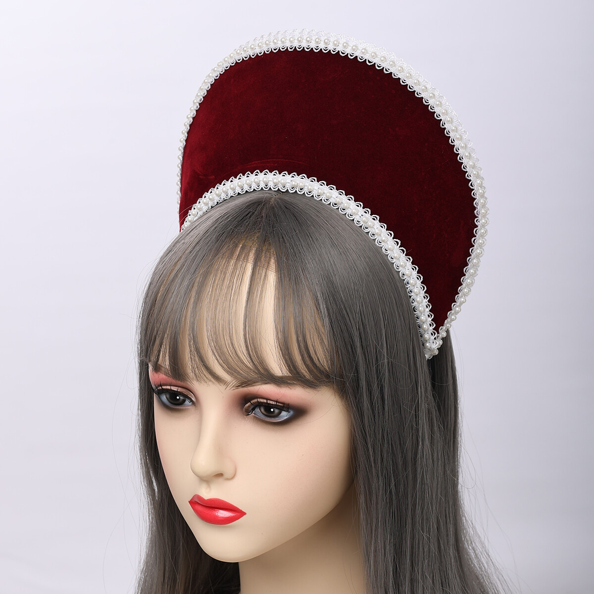 Renaissance Women Tudor Headpiece Medieval Royal French Hood Coronet ...