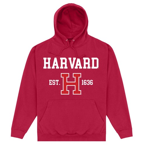 Harvard University Est 1636 Unisex Hoodie Chilli 2X-Large Maroon ...