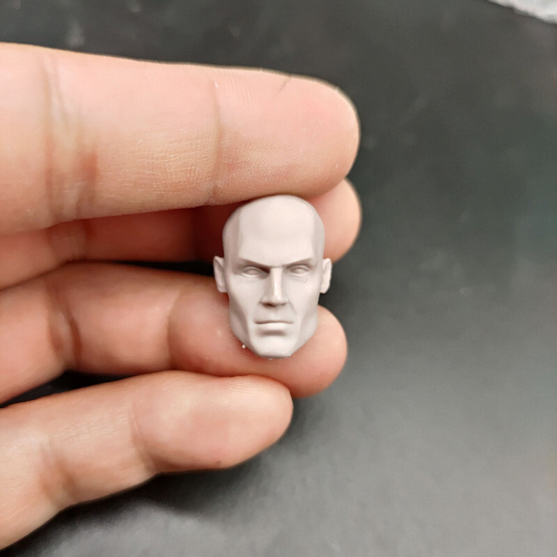 1/10 Scale Game Version Hitman Code 47 Head Sculpt Unpainted Fit 7 ...