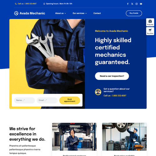 🚗 Mechanic Website Design for Sale with Free VPS Web Hosting | eBay
