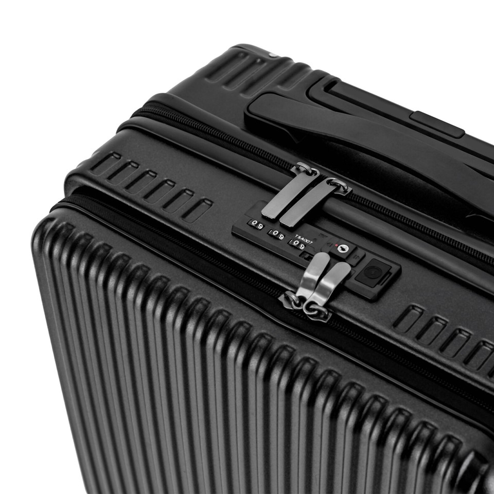 20" Business Carry On Luggage Hard Shell Suitcase Spinner TSA Lock ...