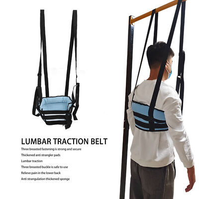 Back Stretcher Lumbar Traction Device Hanging Fixed Spine Decompression ...