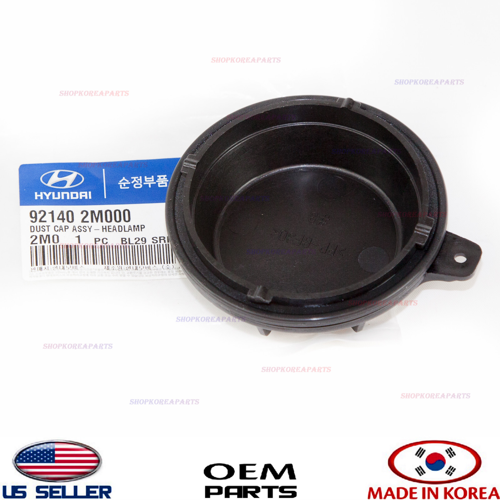 Genuine Front Head Lamp Dust Cap Cover OEM Various Hyundai Kia See ...