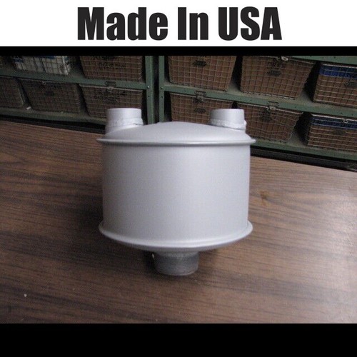 Wisconsin Engine Muffler WD58A Style V465d 2 Inch Pipe Two Outlets Read ...