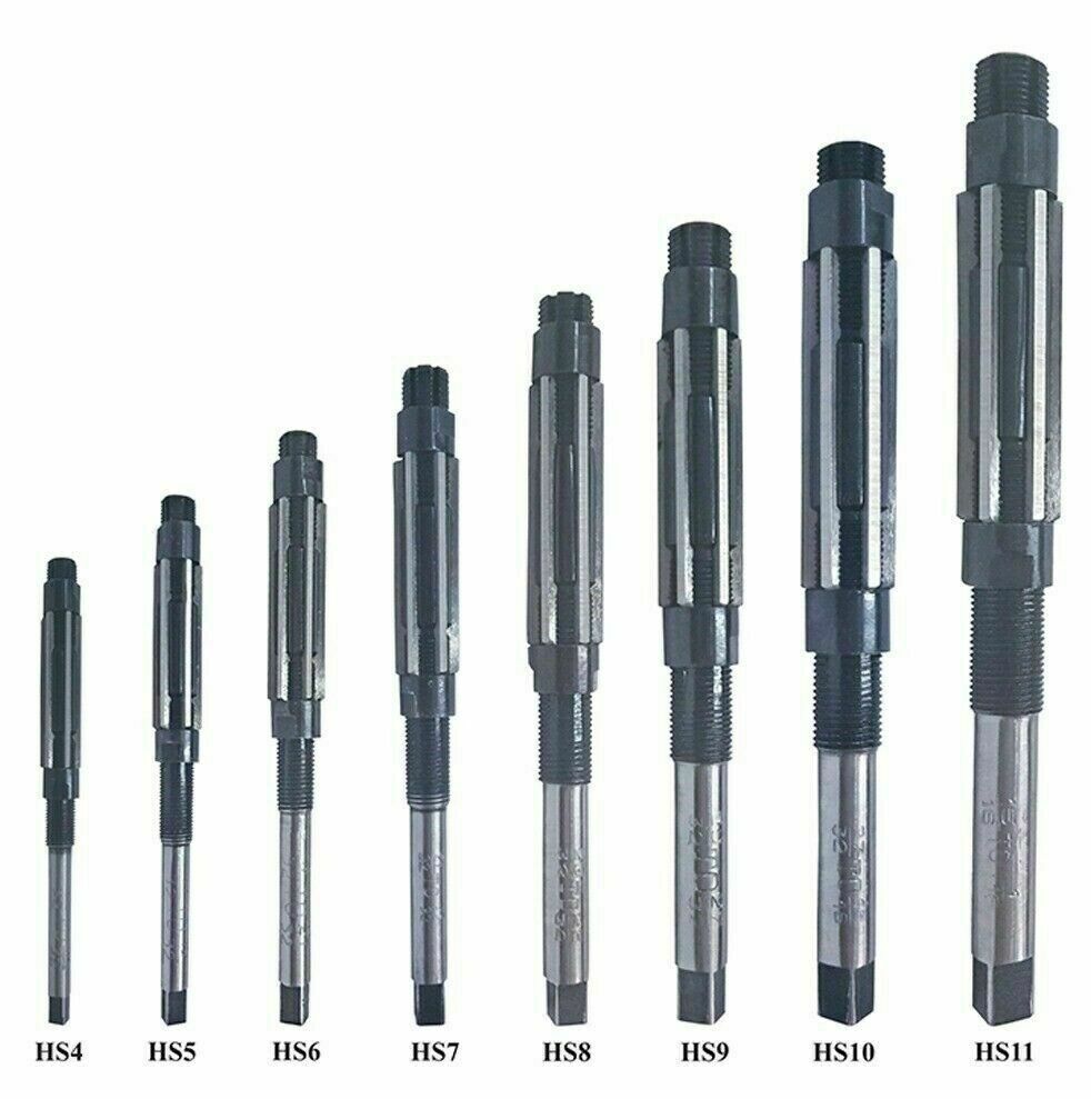 Adjustable Hand Reamer 22 Pcs Set- H-V TO H-18 (Sizes 1/4 " to 3-11/32 ...