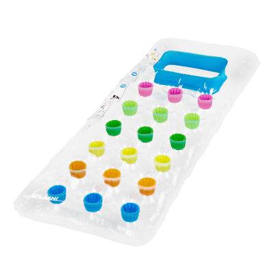 18 Pocket Pvc Inflatable Lilo Swimming Pool Sun Lounger Beach Sea Float ...