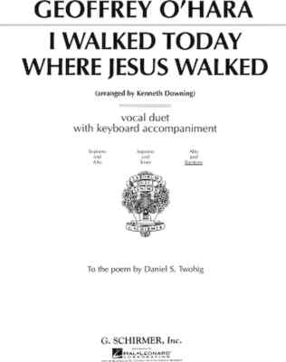I Walked Today Where Jesus Walked | eBay
