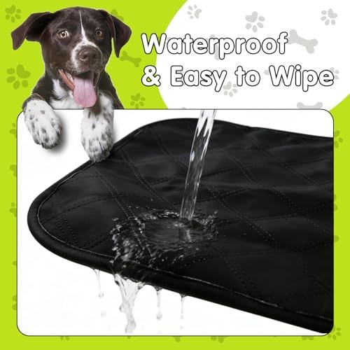 Chew Proof Dog Crate Pad, Indestructible Dog Bed with Military-Grade ...