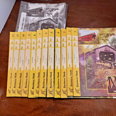 ACE PACES Business Math Full Set (1-12) 4th Edition + Score Keys NO ...