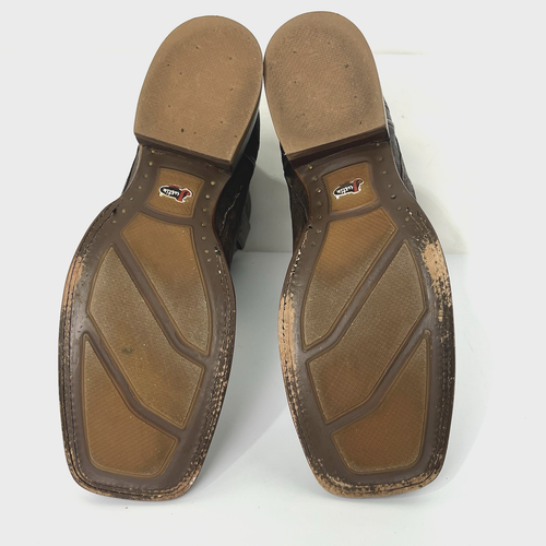 Vintage Justin CX1250 Men's 10D Teju Lizard Exotic Broad Square Toe ...