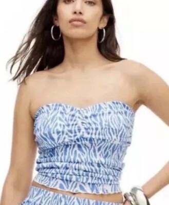 New DVF Diane Von Furstenberg X Target Women's Sea Twig Blue Top L ...