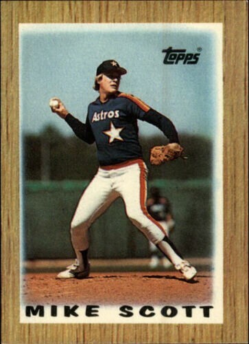 1987 Topps Mini Leader #11 Mike Scott Pitcher Houston Astros FREE ...