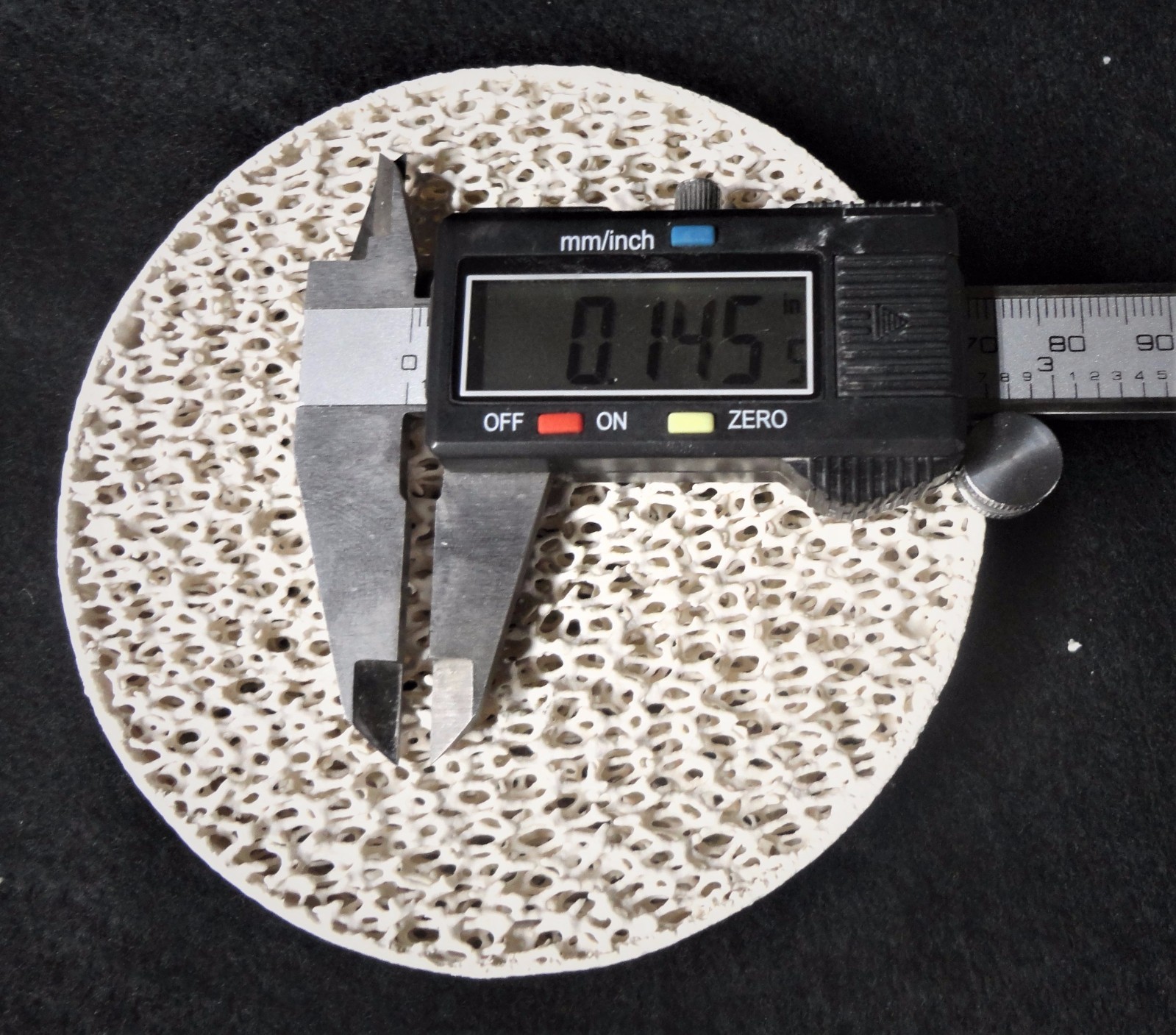 ZIRCONIA RETICULATED SETTER MOLTEN METAL FILTER WIRELESS ELEMENT No ...