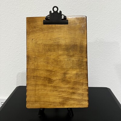 Wood Restaurant Menu Clipboards with Hanging Clip | eBay