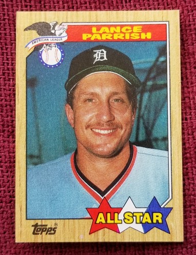 Lance Parrish American League ALL STAR Topps 1987 Card #613 | eBay
