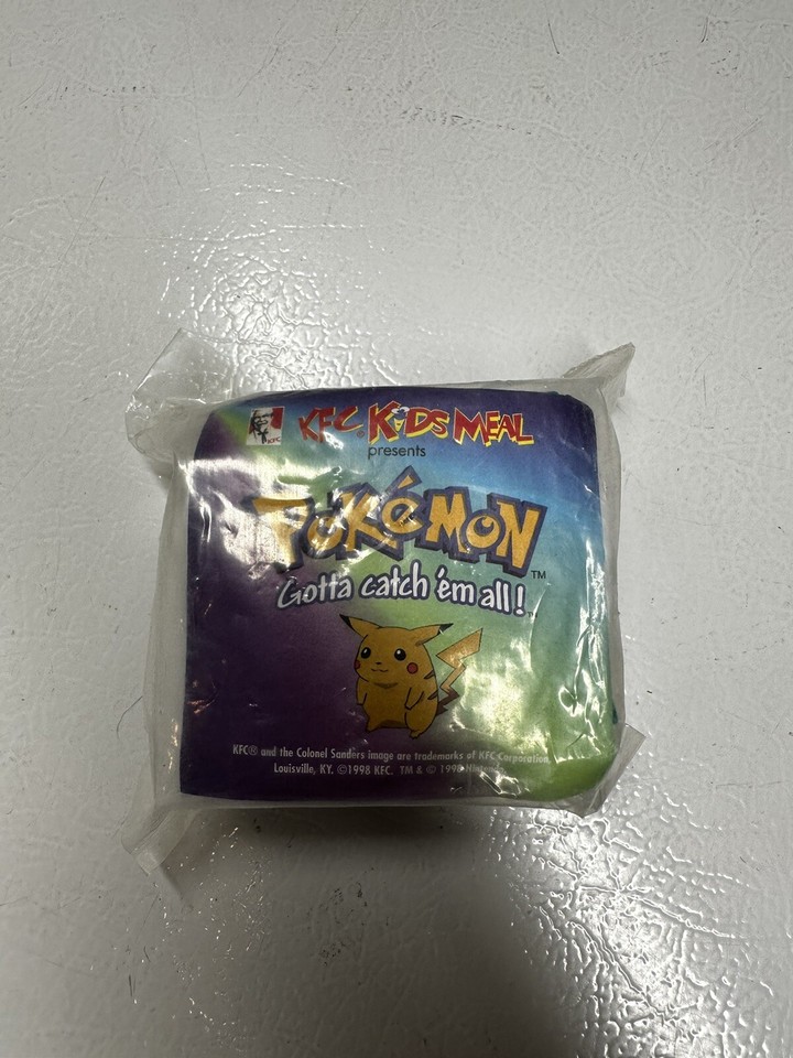 1998 KFC KIDS MEAL POKEMON PUZZLE BLOCKS BRAND NEW SEALED (AA) 111321 ...