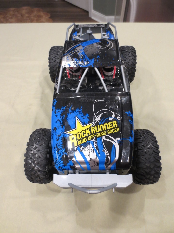 Rock Runner R/C Truck AWD Off Road Racer w/ Battery 18" - No Remote or ...