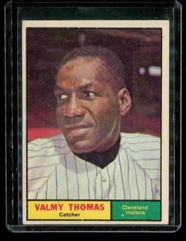 Vintage 1961 TOPPS Baseball Trading Card #319 VALMY THOMAS Cleveland ...
