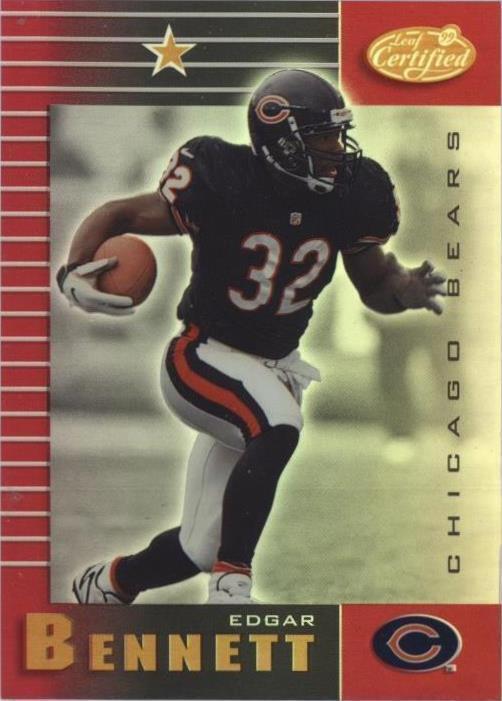 1999 Leaf Certified - Edgar Bennett #19 Mirror Red for sale online | eBay