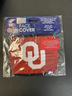 University Of Oklahoma Mask/Face Cover OU Sooners Boomer! | eBay