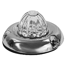 Legendary 1-1/2 Inch Watermelon Light W/ Curved Bezel- Amber LED ...