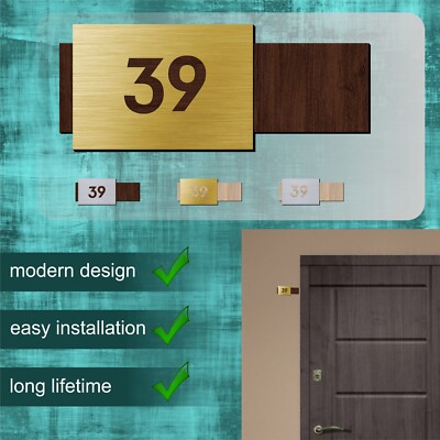 Apartment door Numbers Label | eBay